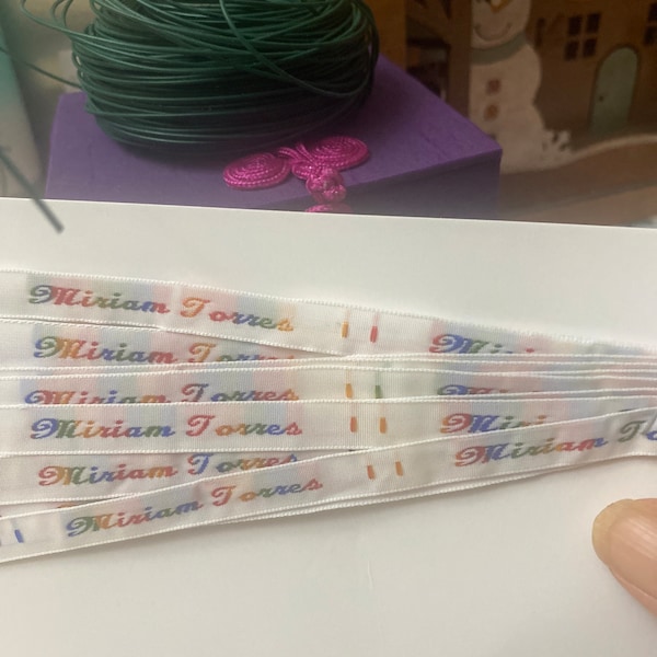 Woven Sew-on Name Tapes / School Labels / Name Tags for Clothing - Etsy