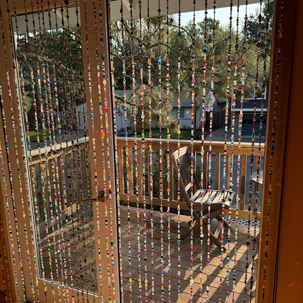 Handmade Chicken Wire Wall Decor With Natural Shells & Gemstone Beads ...