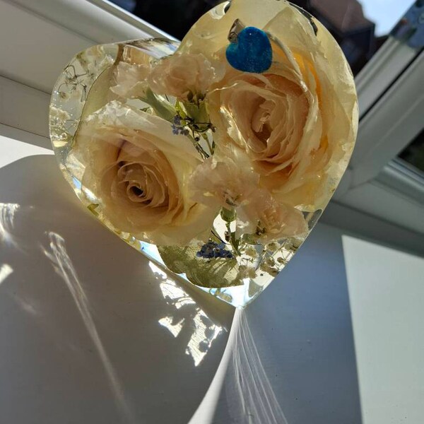 NEW Baby Initial Frame With Dried Flowers, Christening Gifts, Gifts for Girls, Gifts for Boys ...