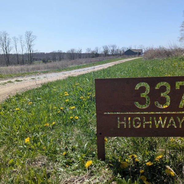 Personalized Farm Entrance Gate Sign, Metal Custom Ranch Sign, Family ...