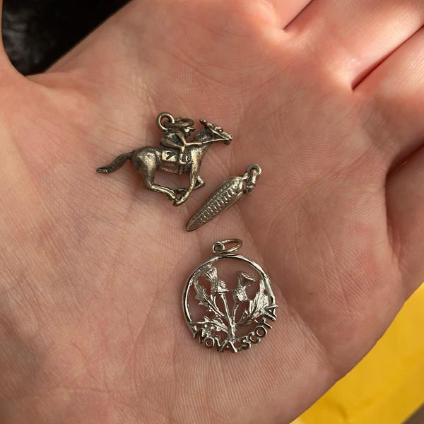 Vintage German Cities O to Z Travel Charms in 800 Silver 1940s to 1950s ...