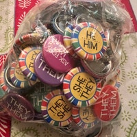 Genderqueer Pride Flag Button, Gender Queer Button, Genderqueer Pins ...