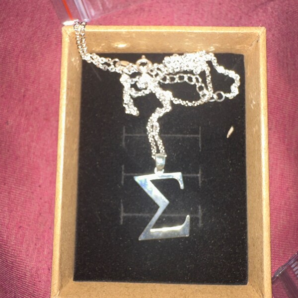 Sigma Necklace, Omega Necklace, Any Greek Necklace, Delta Necklace, Psi ...