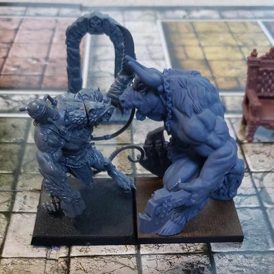 Cave Troll 3D Printed Resin Miniature Tabletop Role Playing Dungeons ...