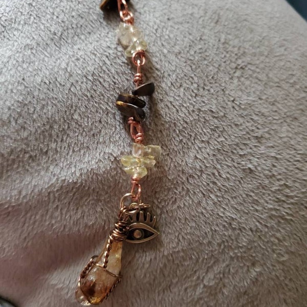 Citrine Rearview Decor, Suncatcher for Money, Citrine Mirror Decoration ...