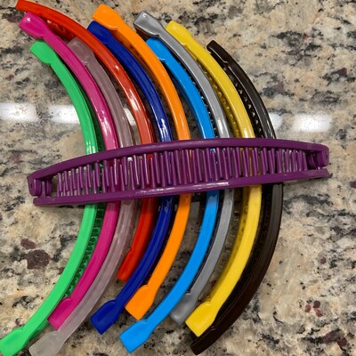 5 Sets Interlocking Banana Combs Hair Clip French Side Comb Holder ...