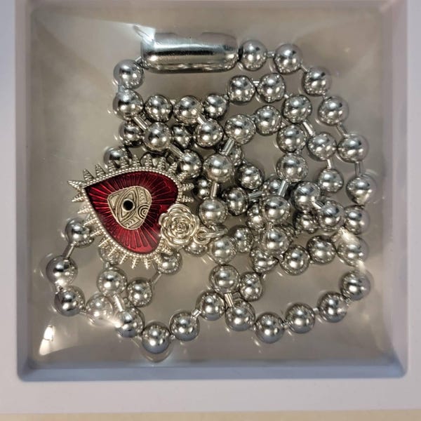 Punk Star Charm Sliver Chain Bracelet,star, Paper Clip,button Charm ...