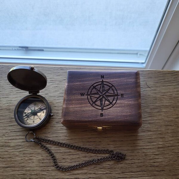 COMPASS, Customized Compass, Personalized Compass, Engraved Compass ...