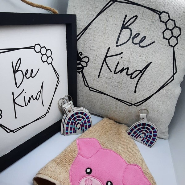 Bee Kind Bee You Bundle SVG PNG Files for Cutting Machines, Digital ...