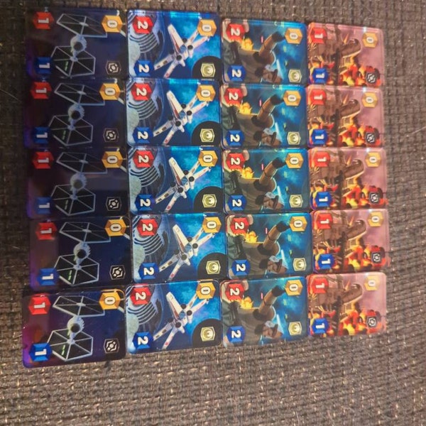 X-wing and Tie Fighter Tokens: Star Wars Unlimited TCG - Metal or ...