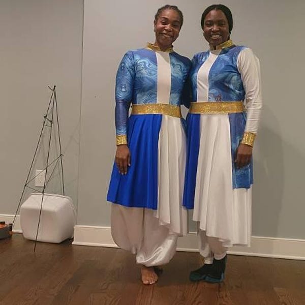 PRINCE OF PEACE Worship Overlay / Prophetic Dance Dress / Efod De Danza ...