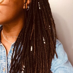 Black Nassarius Shell Loc Bead Made to Order Please Read | Etsy