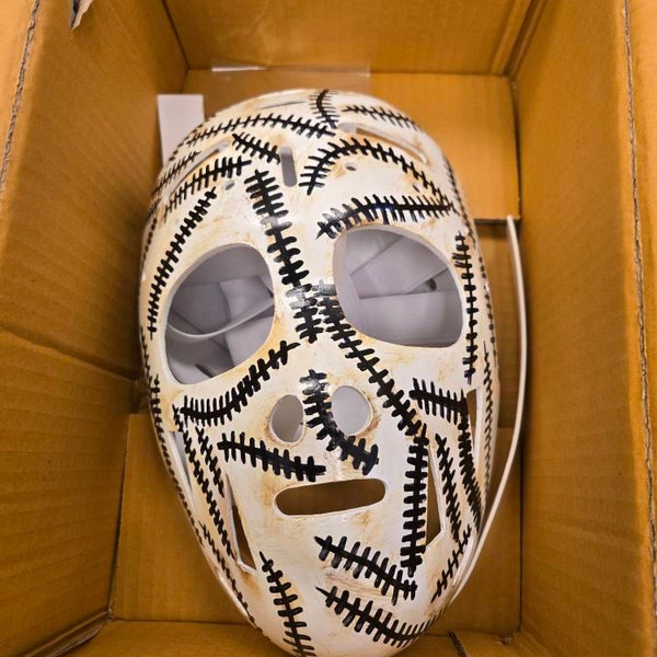 Gerry Cheevers Ice Hockey Mask Goalie Helmet 1:1 Scale Home Decor ...