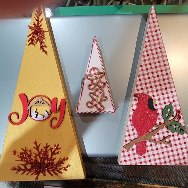 Wood Trees, Craft Trees, DIY Trees, Christmas Tree, Tree Shapes, Tree ...