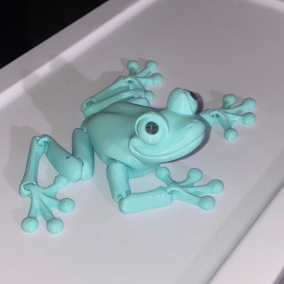 Cute Flexi Print-in-place Frog STL File for 3D Printing - Etsy
