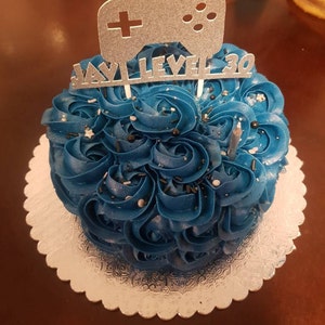 Custom Video Game Cake Topper Video Game Themed Party | Etsy