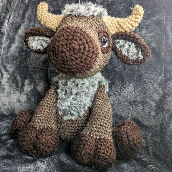Bison, Bison Crochet Pattern, Crochet, Pattern, Bison Tutorial ...