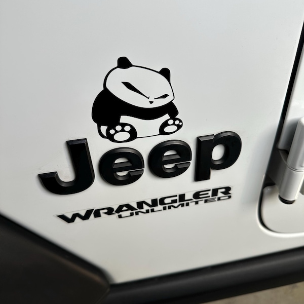 2 Panda Vinyl Decal 17 Colors - Multiple Size Choice - Custom Sticker ...