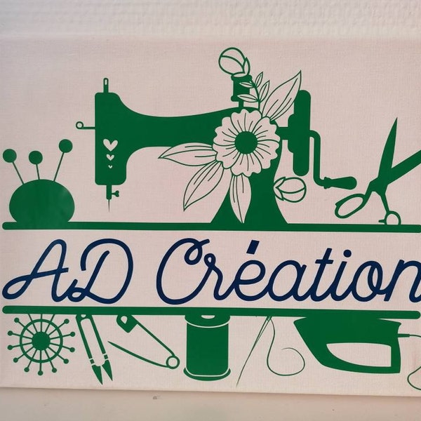 Sewing Machine SVG, Sewing Split-frame Monogram Svg, Personalised ...