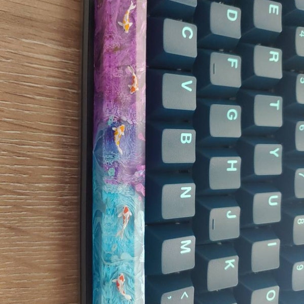 Blue and Purple Koi Resin Keycap | Artisan Keycap Handmade SA and OEM ...