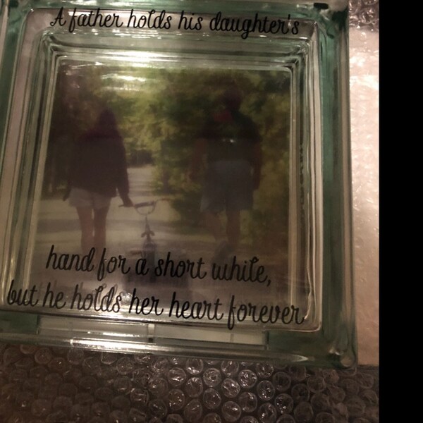 Glass Block - Photo Glass Block - Personalized Glass Block With Photo ...