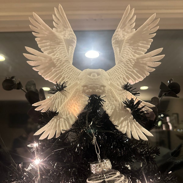 Biblically Accurate Angel Tree Topper 260mm (10.5 Inches) Wide Wingspan ...