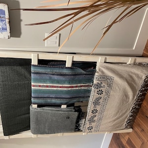 Extra Wide Blanket Ladder Very Large Farmhouse Quilt Rack - Etsy