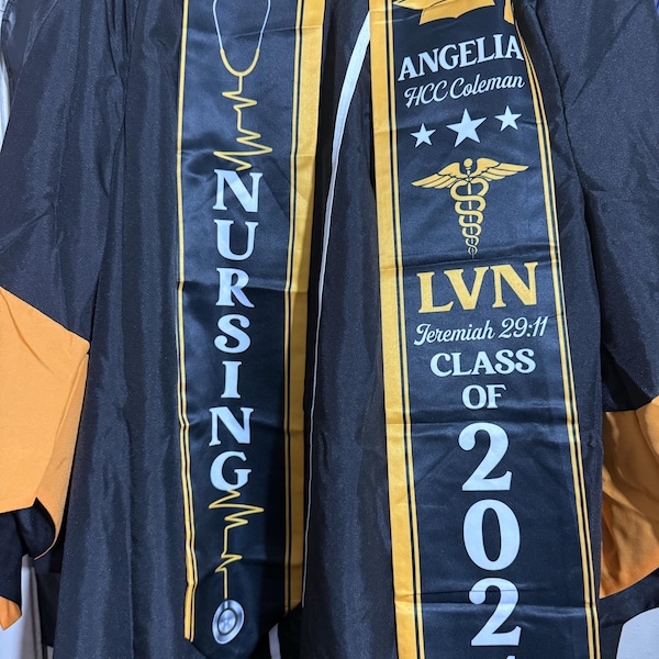 Personalized African Flag Graduation Sash 2025, African Graduation ...