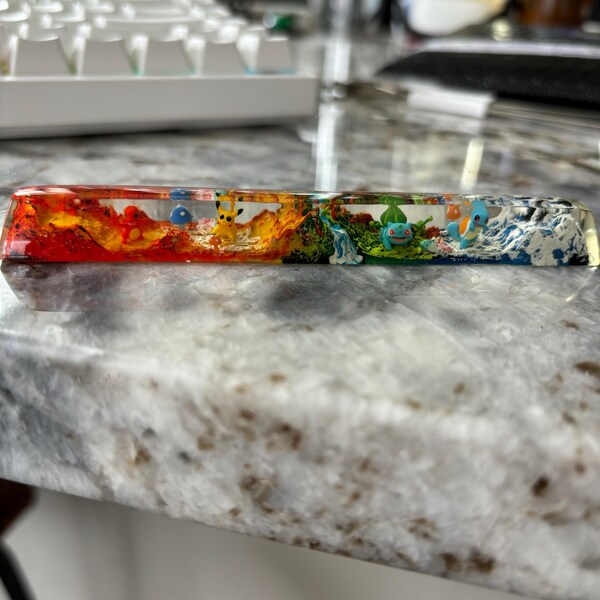 Custom Spacebar Keycap, Custom Keycap, Artisan Keycap, Character Custom ...