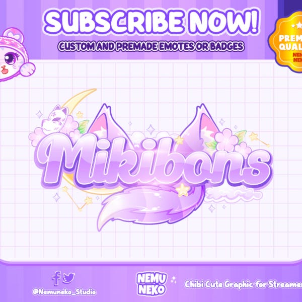 Custom Animated Facecam Overlay / Webcam Overlay in Cute Style or ...