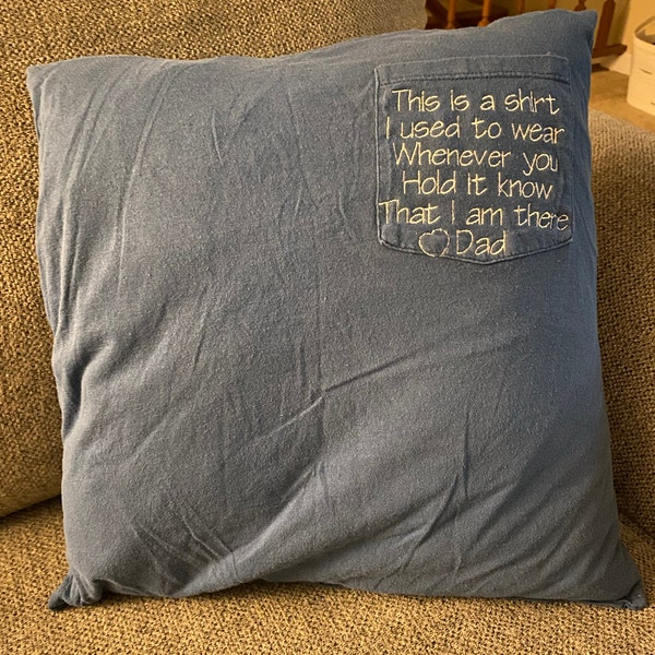 Memory Pillow - Etsy