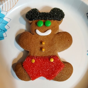Mickey Mouse Gingerbread Man Cookie and Fondant Cutter - Etsy