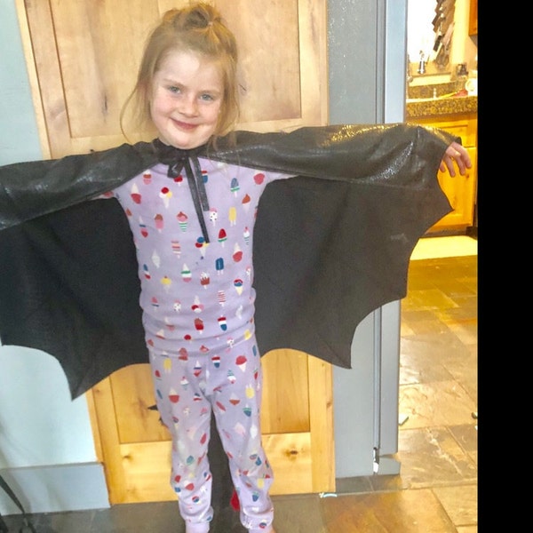 Black Dragon Costume With Wings, Kids Party Dragon Costume, Black Scaly ...