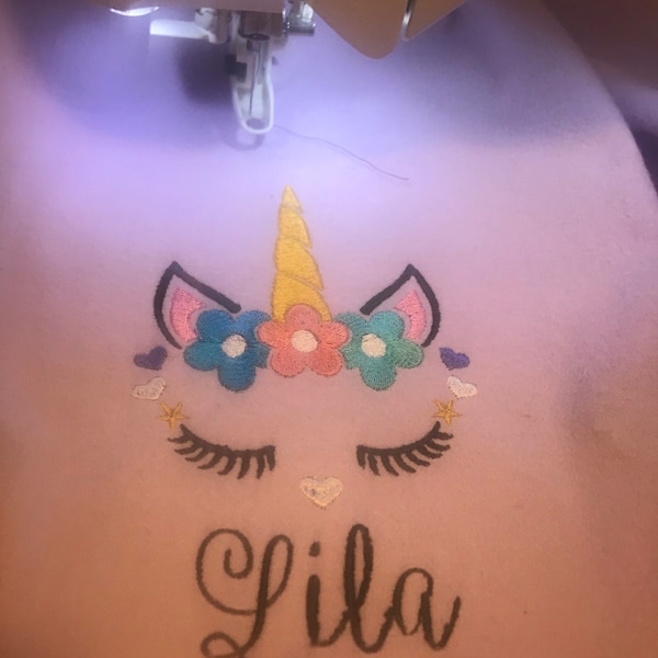 Unicorn Embroidery Design, Unicorn Face Design, Girly Unicorn ...