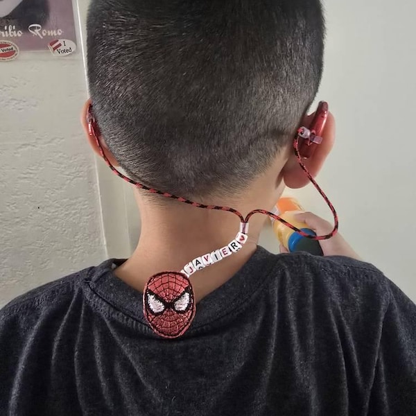 Blue Monster Hearing Aid or Cochlear Implant Leash / Retention Cord ...