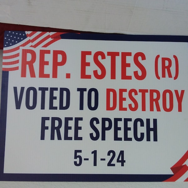 Custom Political Sign, Election Signs, Personalized Yard Sign, 24" X 18 ...