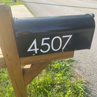 Reflective Mailbox Numbers, Reflective Mailbox Decals, Mailbox Decals ...