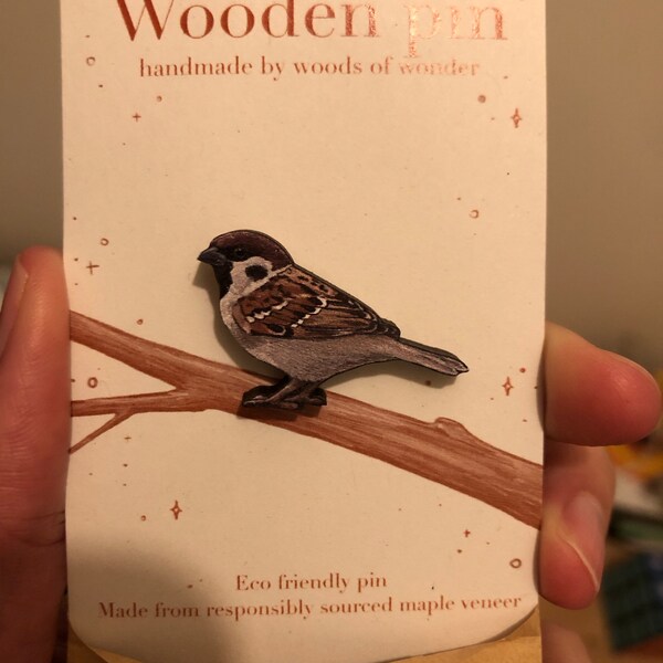 Sea Otter Pin Cute Sea Otter With a Shell Pin Sea Otter Brooch Wooden ...