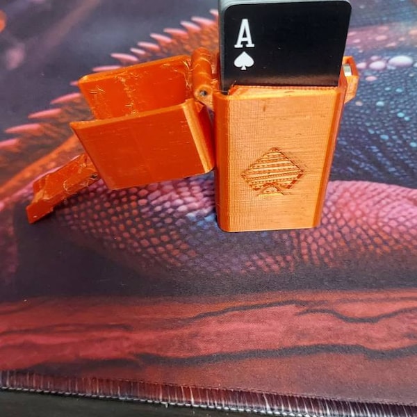 3D Printed Playing Card Case - Etsy