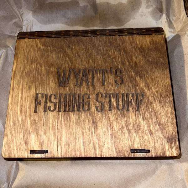 Personalized Mini Tackle Box | Custom Jig Box | Fishing Gear | Outdoor ...