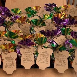 Fixin to Pop Baby Shower Favor Kits or Tags ONLY Popcorn - Etsy