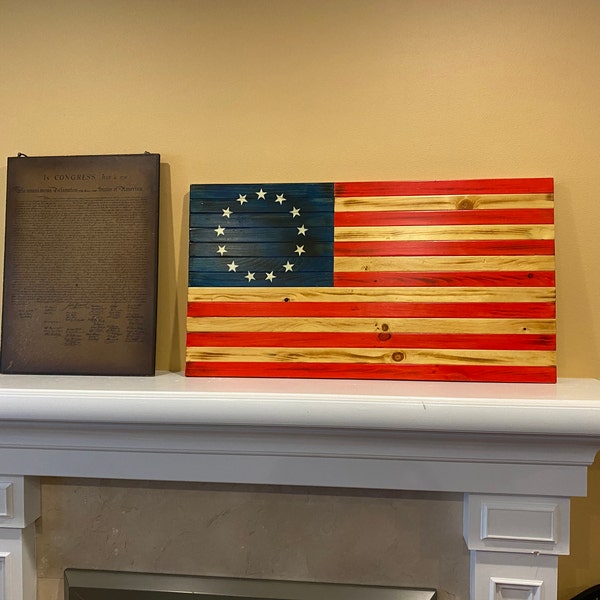 Reclaimed Whiskey Barrel Flag - Etsy