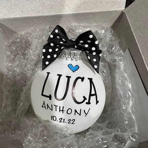 Boy Gift, Personalized Gift Boy, Baby Boy Name Ornament, Custom ...