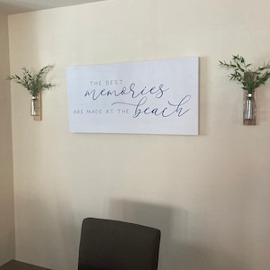 Beach Memories Sign Beach House Wall Art the Best Memories Are Made at ...
