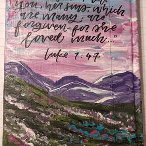 The Dawn Bible // Hand Painted Bible // ESV Journaling Bible | Etsy