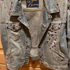 Prince White Denim Jacket - Etsy