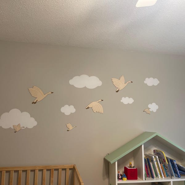 Wooden Hummingbird Wall Decoration, Wanddeko Aus Holz, Holzanhänger ...