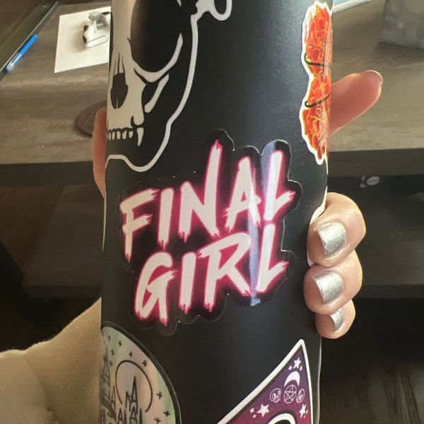 Final Girl Vinyl Sticker, Horror Movie Sticker - Etsy