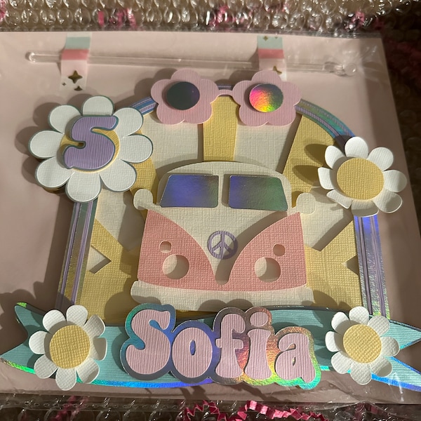 Groovy One Birthday Cake Topper | One Groovy Baby | Two Groovy | Four ...