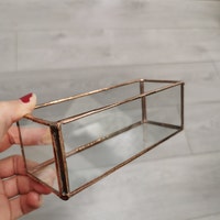 Recycled Glass Candle Holder, Environmentally Friendly Gift, Geometric ...